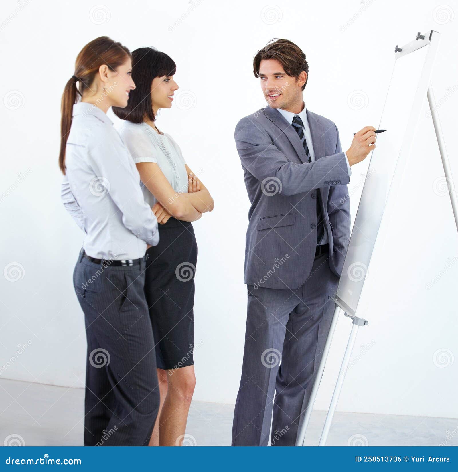 Brainstorming with a Strategic Mindmap. Three Young and Ambitious ...