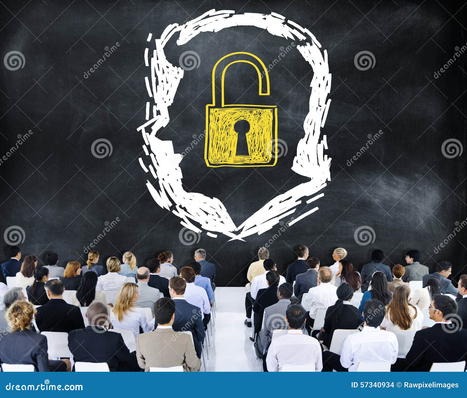 Brainstorming Unlock Human Resource Thinking Concept Stock Illustration ... Brainstorming Unlock Human Resource Thinking Concept Stock Illustration ...