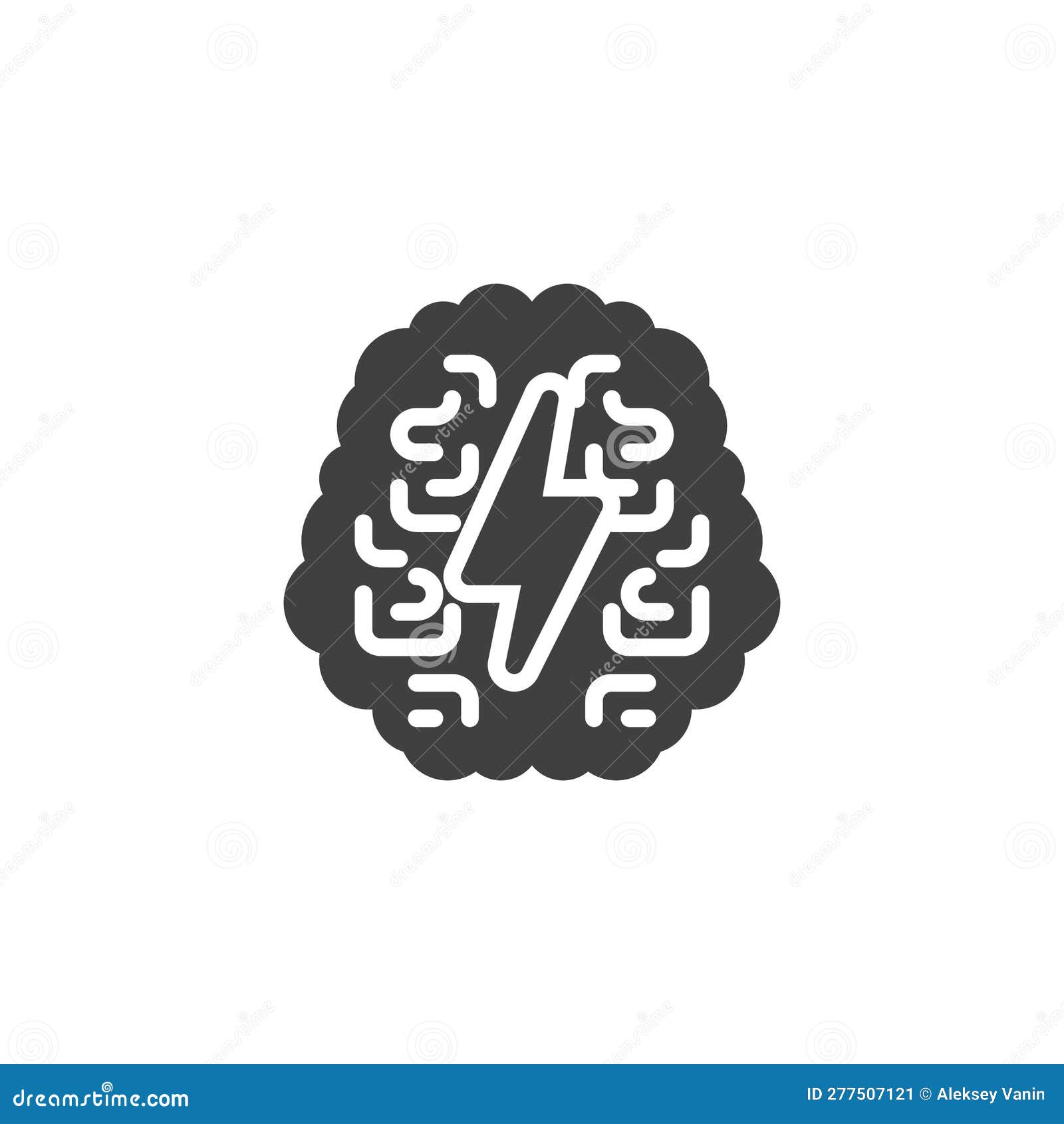 Brainstorming vector icon stock vector. Illustration of clipart - 277507121