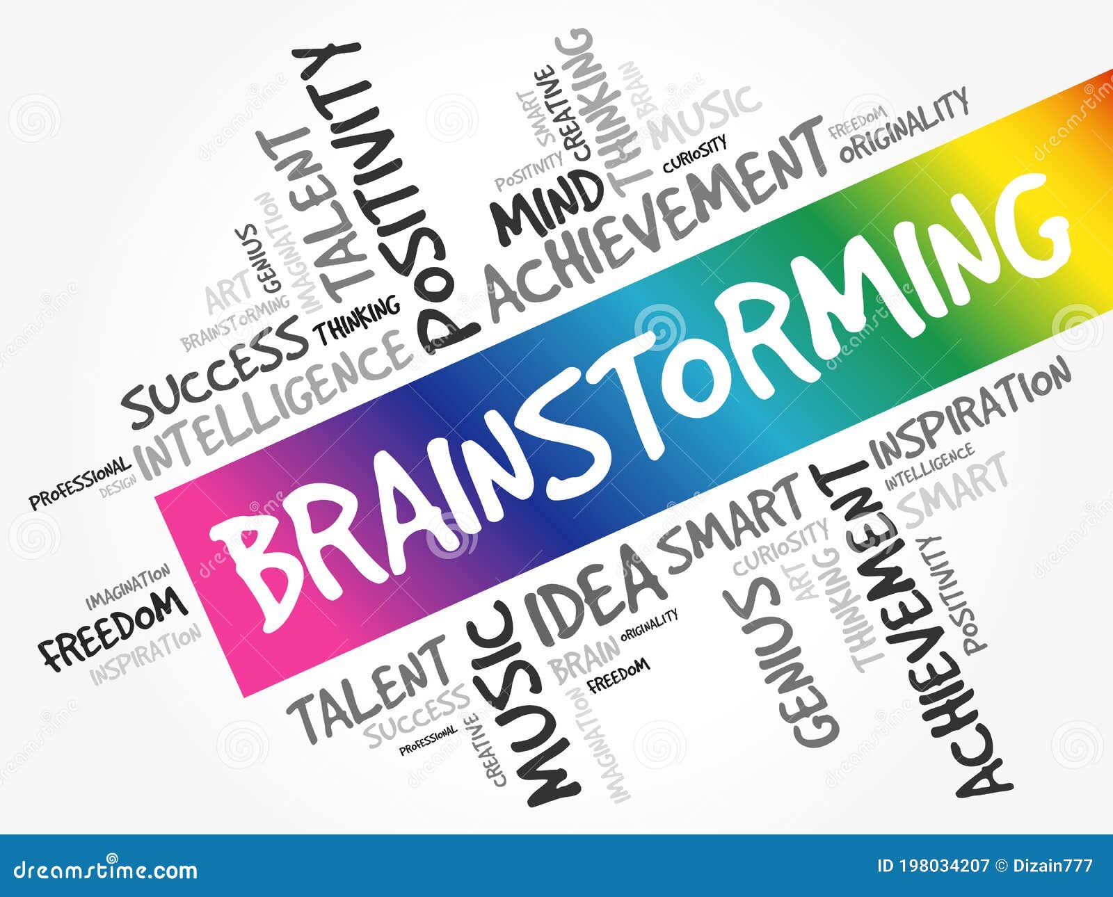 Brainstorming Word Cloud Collage Stock Illustration - Illustration of ... Brainstorming Word Cloud Collage Stock Illustration - Illustration of ...