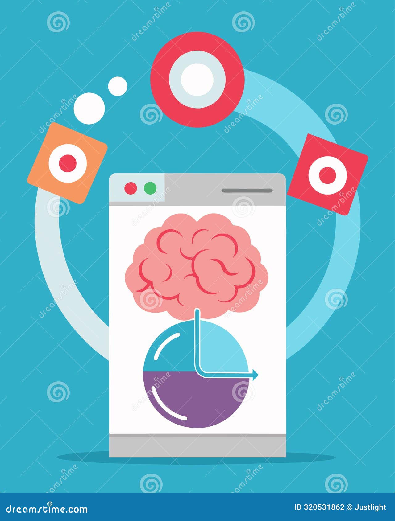 The Brainwash Cycle a Vicious Cycle Represented by a Washing Machine ...