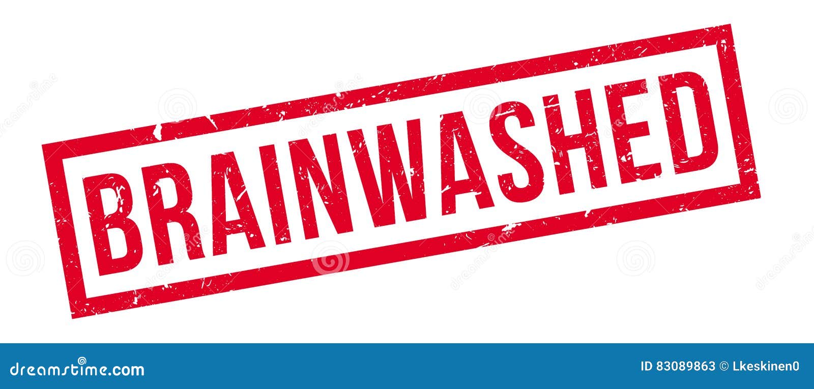 Brainwashed rubber stamp stock image. Image of instill - 83089863