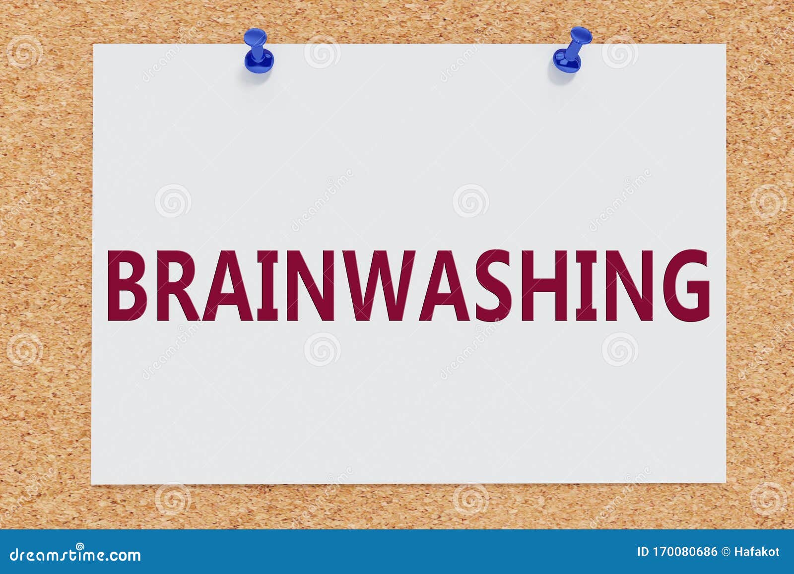 BRAINWASHING - Influence Concept Stock Illustration - Illustration of ...