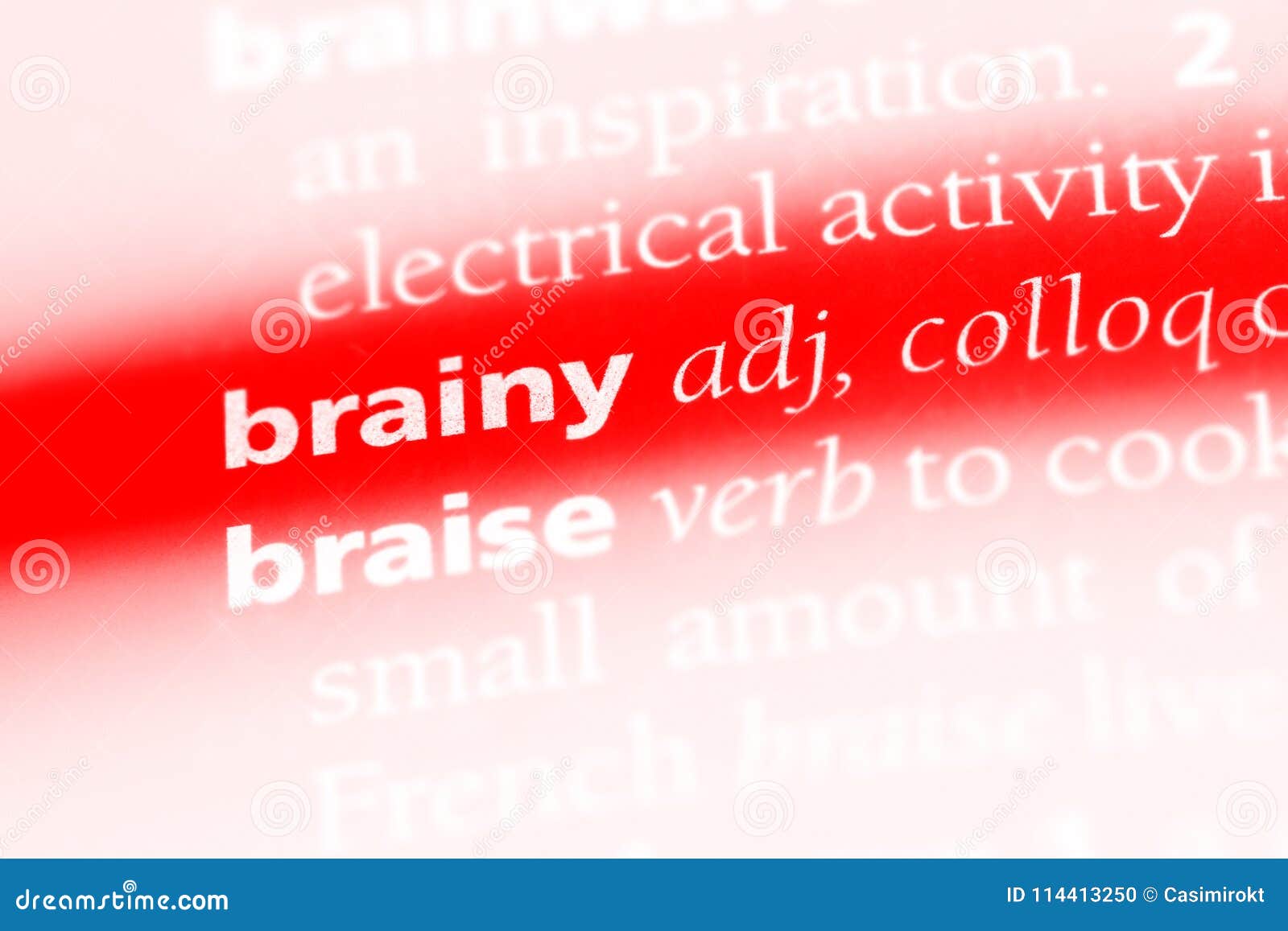 Brainy stock photo. Image of concept, closeup, dictionary - 114413250