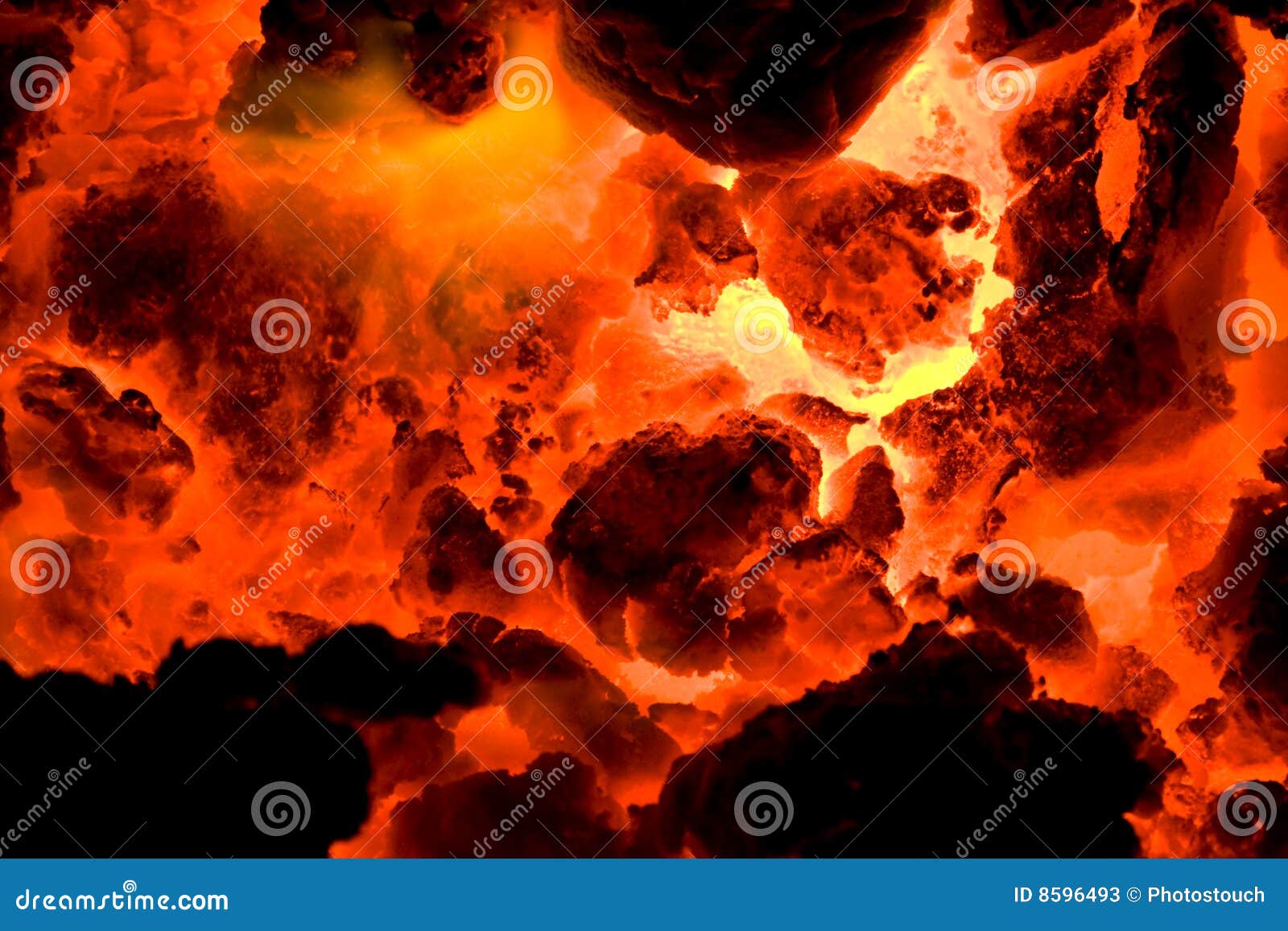 Braise D'un Rouge Ardent 2 De Volcan Image stock - Image du rage ...