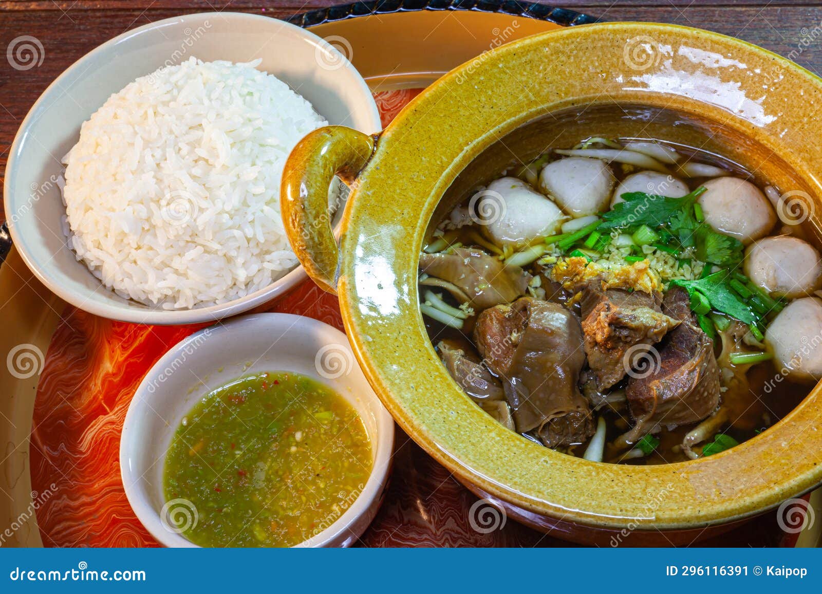 Braised beef in Clay Pot stock image. Image of asia - 296116391