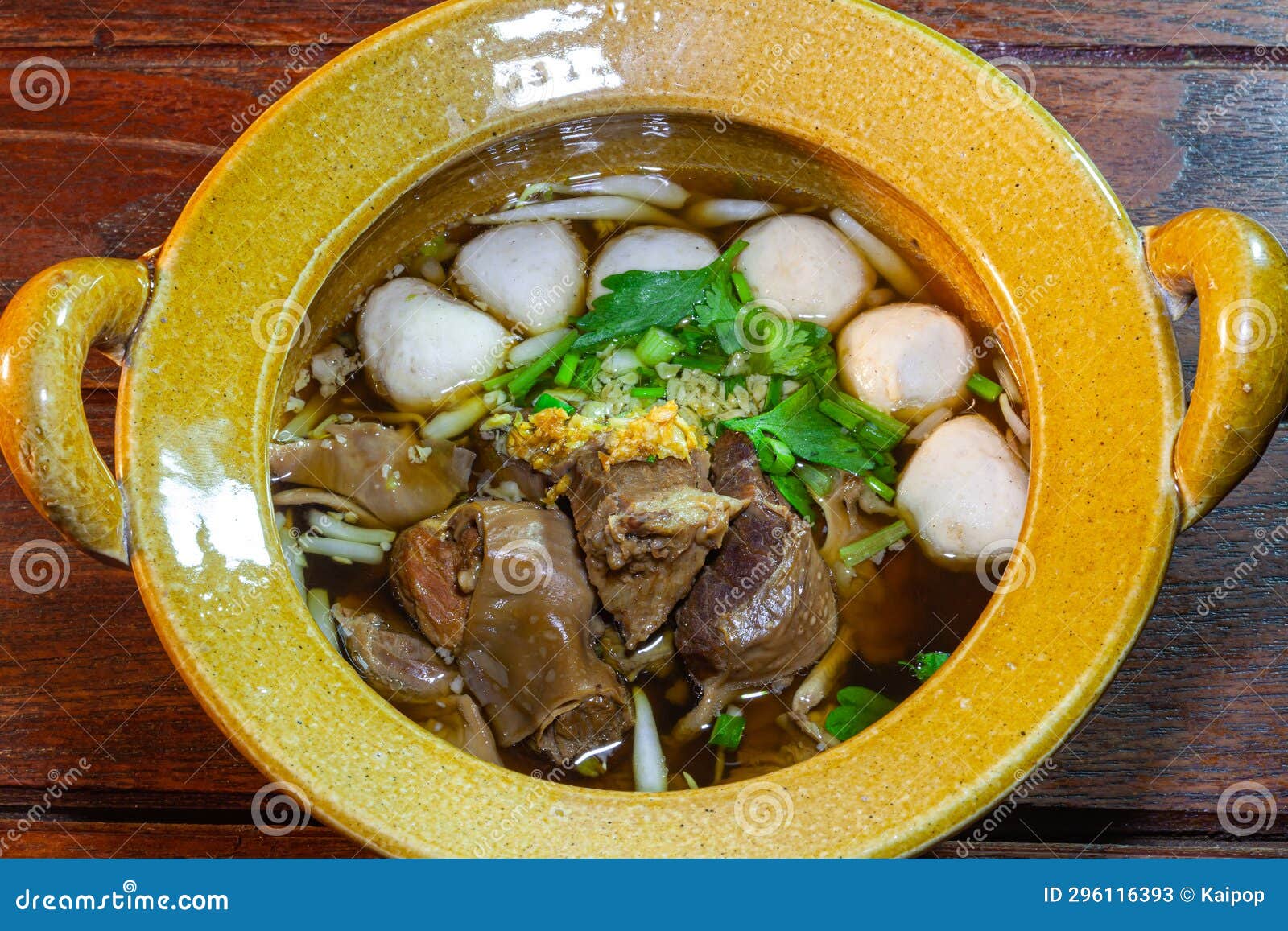 Braised beef in Clay Pot stock image. Image of roasted - 296116393