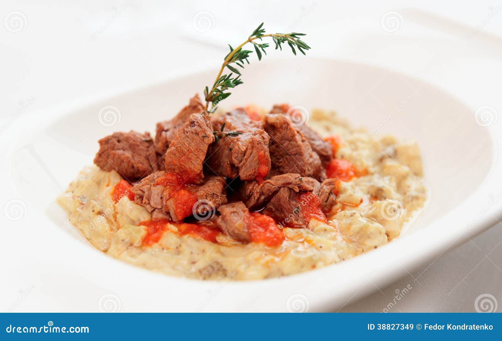 Braised Beef with Vegetable Ragout Stock Image - Image of tomato ...