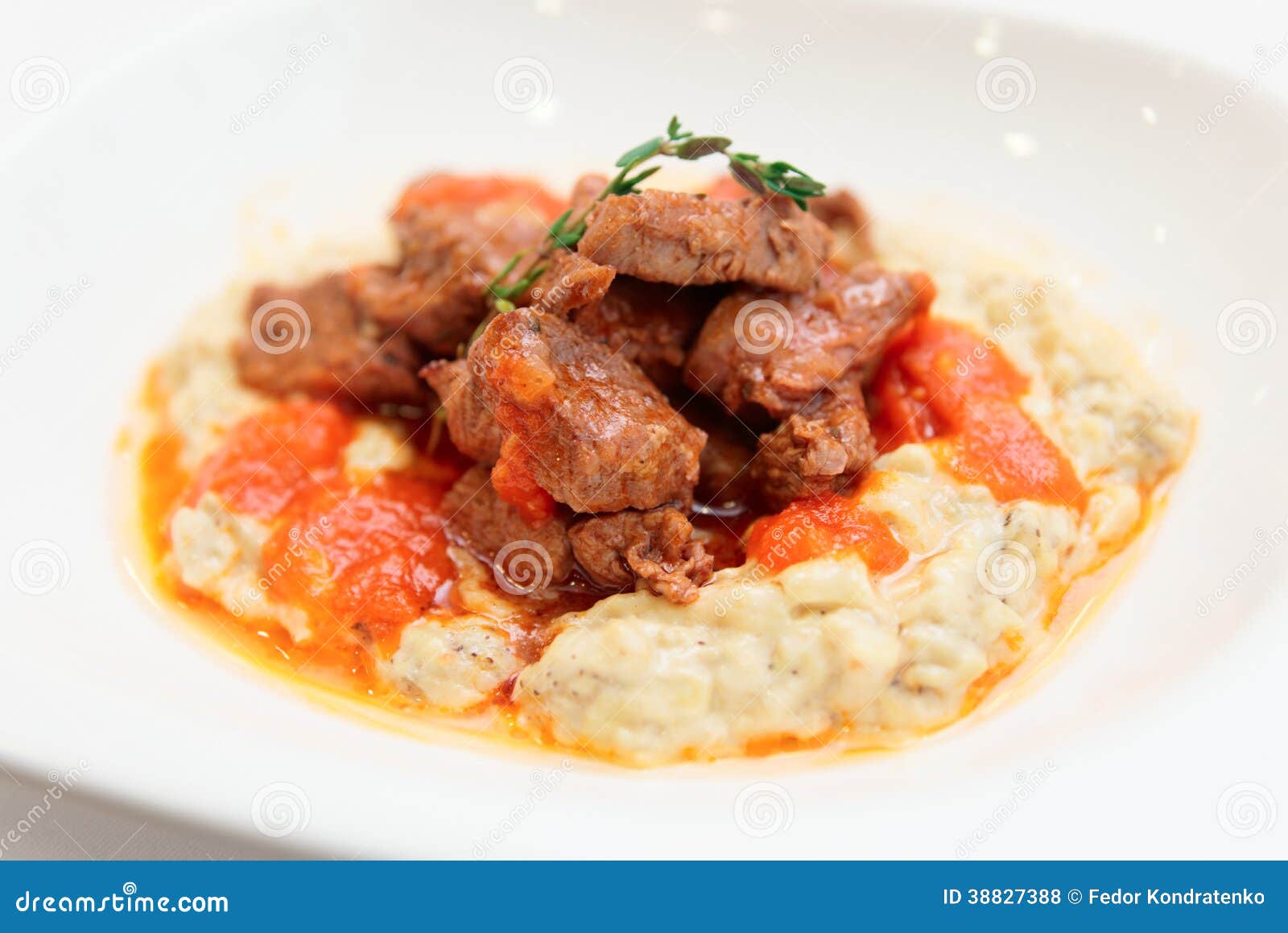 Braised Beef with Vegetable Ragout Stock Photo - Image of braised ...