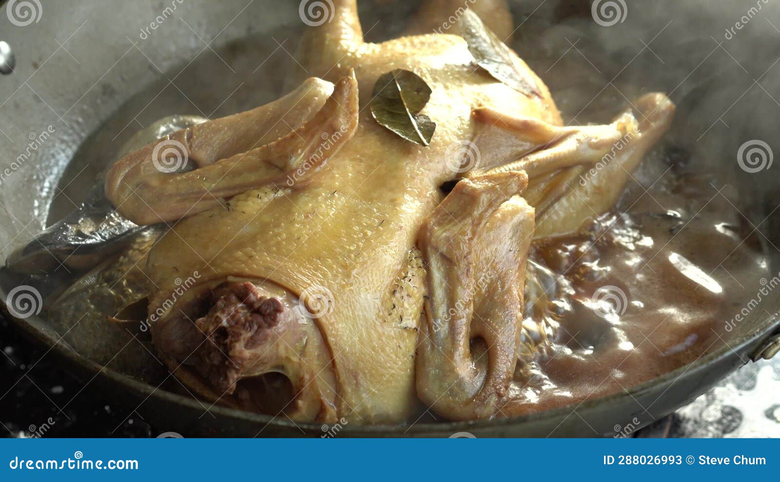 Braised Duck is Boiling in the Pot, Boiling Juice Stock Video - Video ...