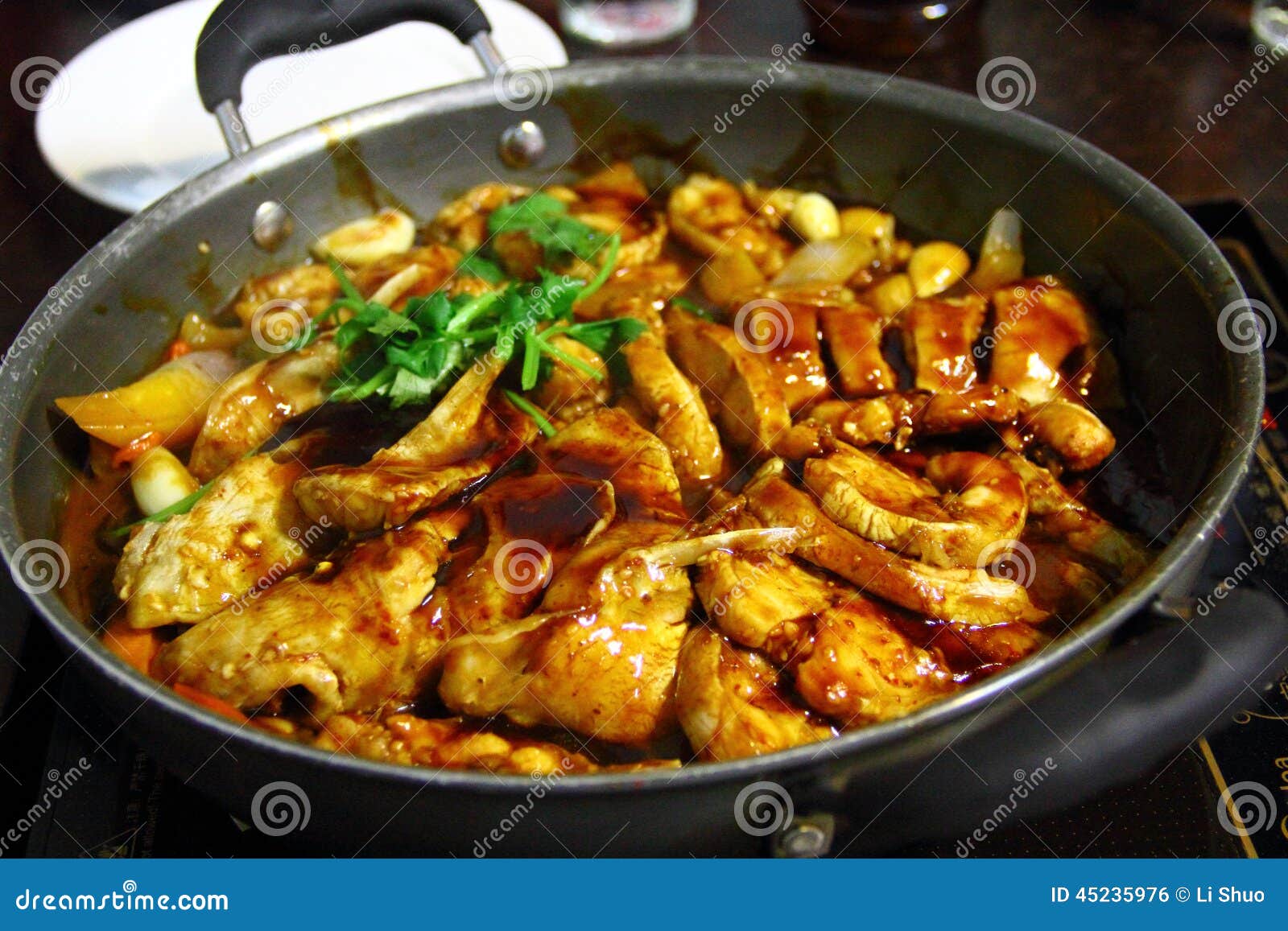 Braised fish stock photo. Image of asian, travel, restaurant - 45235976