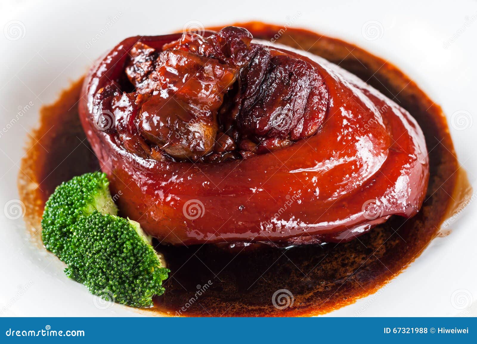 Braised pork leg stock photo. Image of ingredient, parsley - 67321988