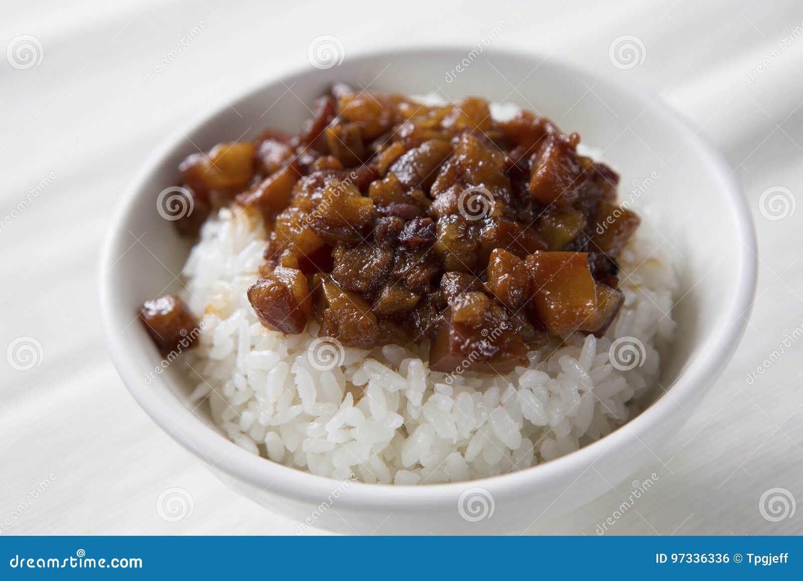 Braised pork rice stock photo. Image of travel, color - 97336336