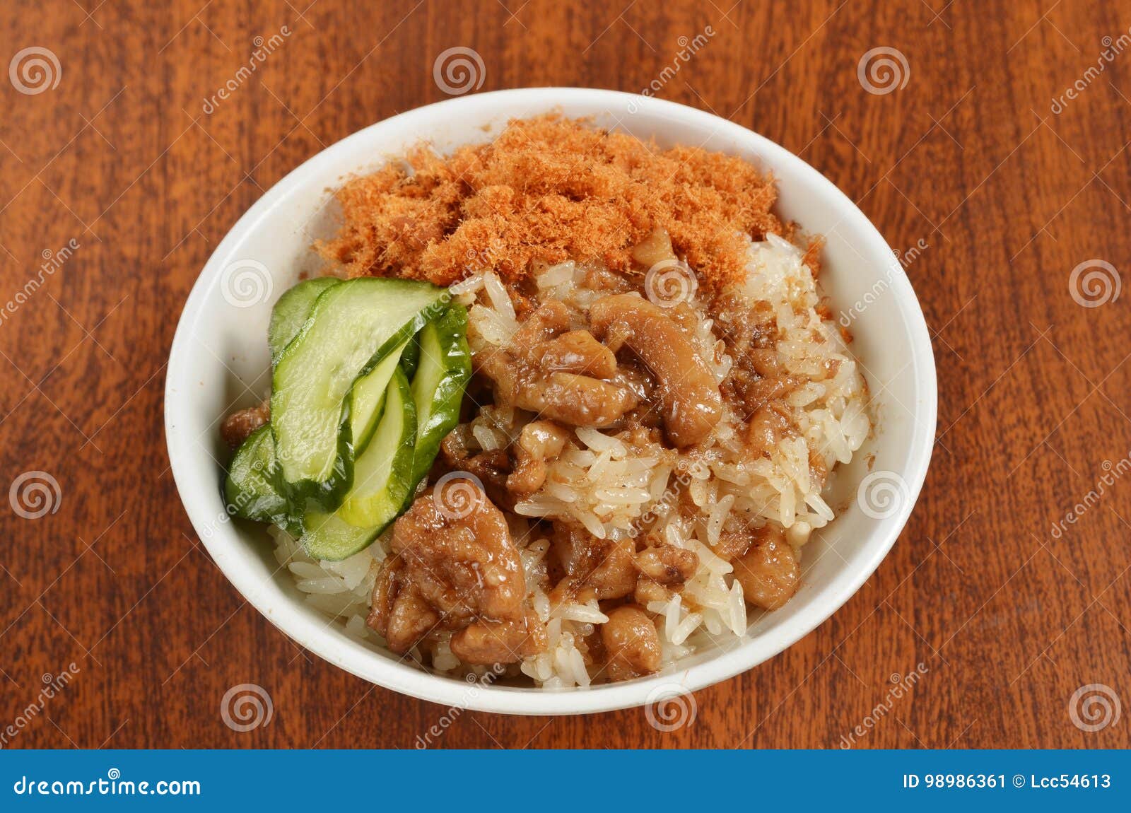 Braised pork rice stock image. Image of eats, braised - 98986361