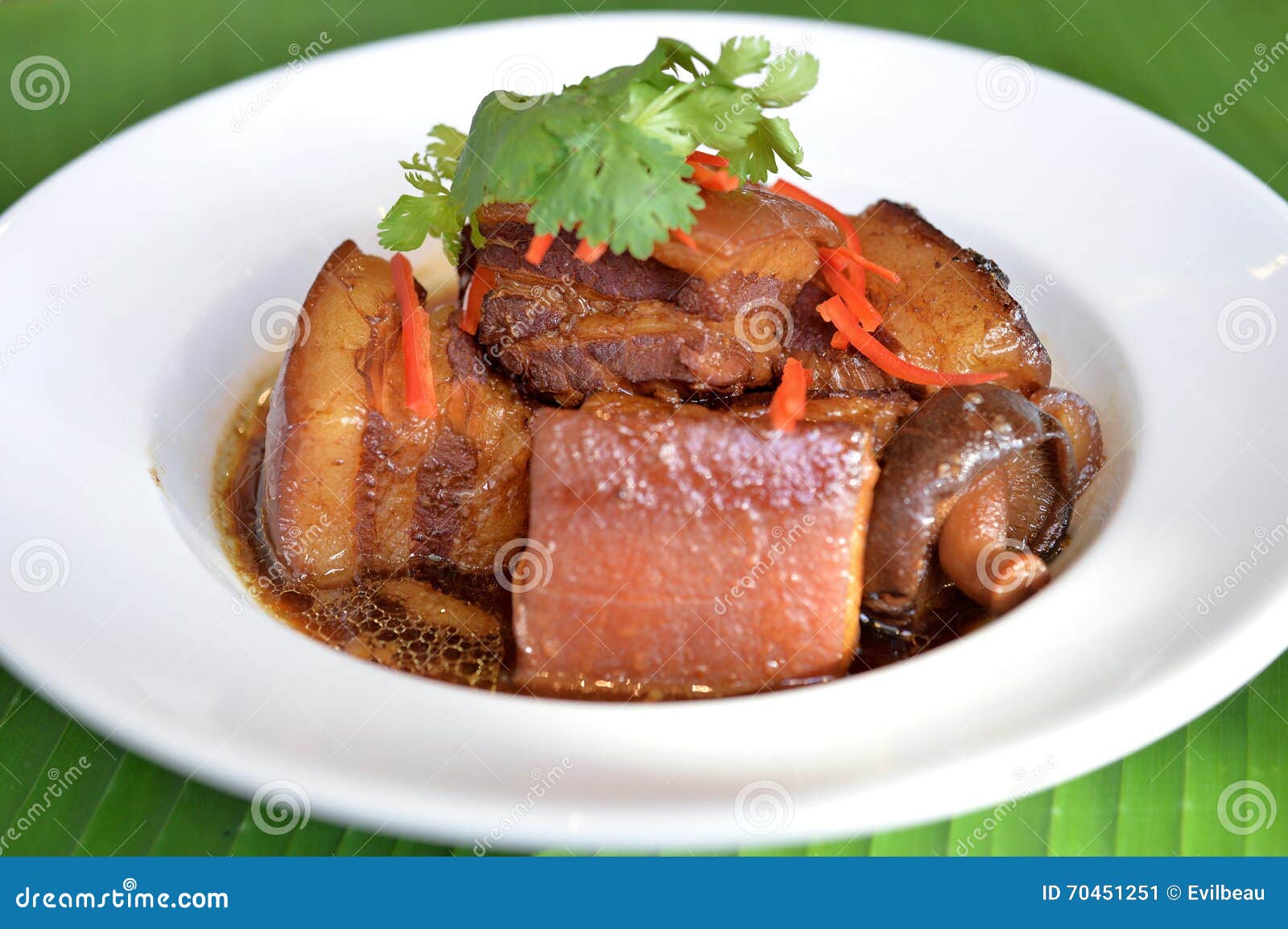 Braised Pork stock image. Image of delicious, dinner - 70451251