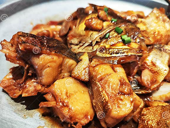 Braised Smelly Mandarin Fish Stock Image - Image of braised, mandarin ...