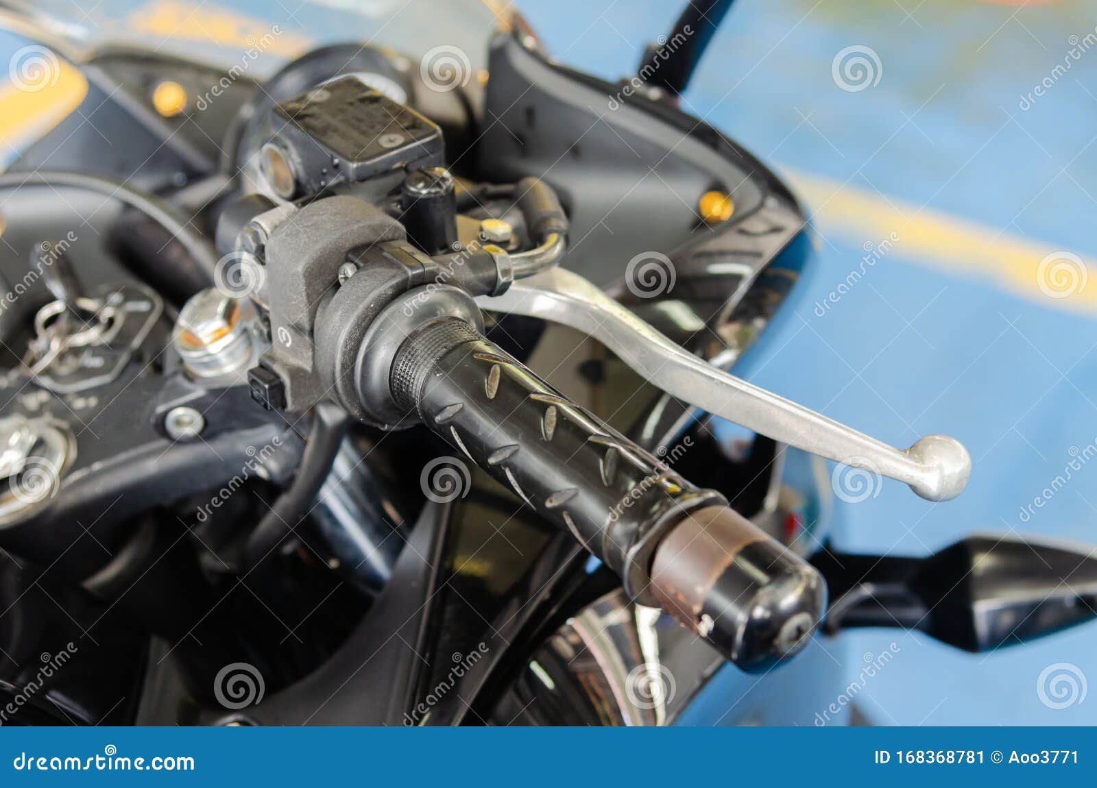 Motorcycle handle stock image. Image of fast, accelerator - 168368781