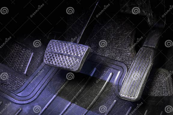 Brake and Accelerator Pedal Stock Photo - Image of driver, equipment ...