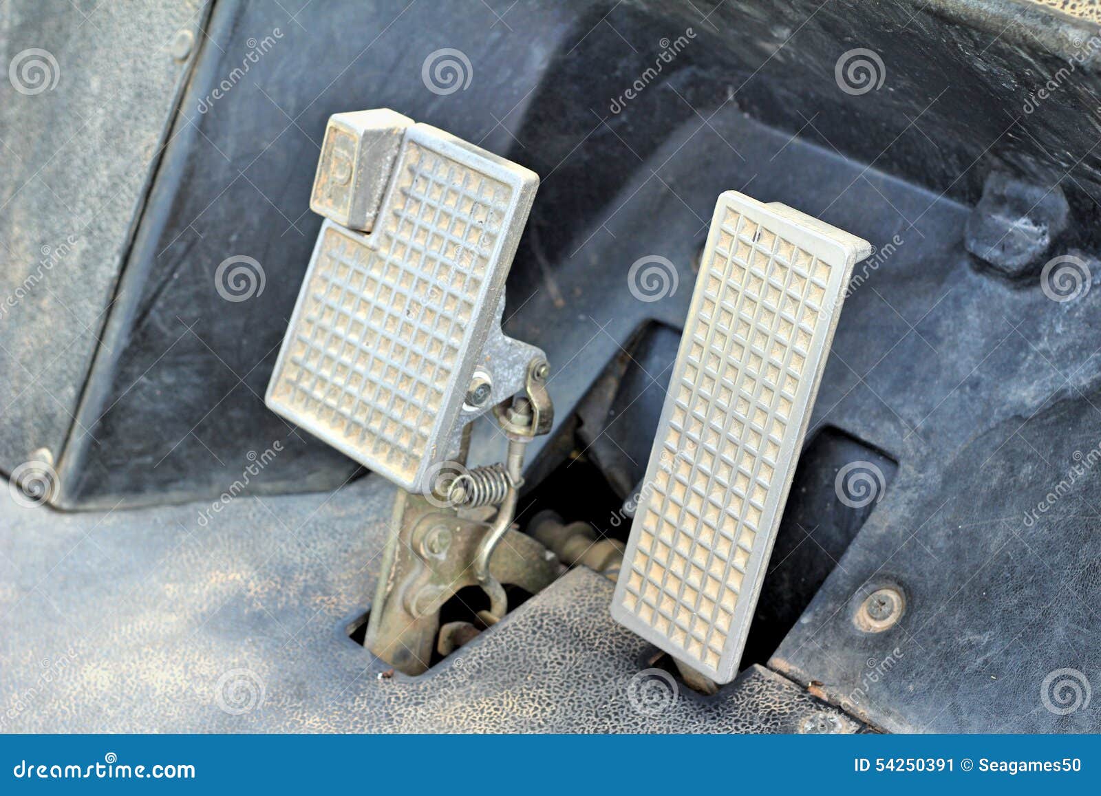 Brake and Accelerator Pedal for Cars. Stock Image - Image of automobile ...