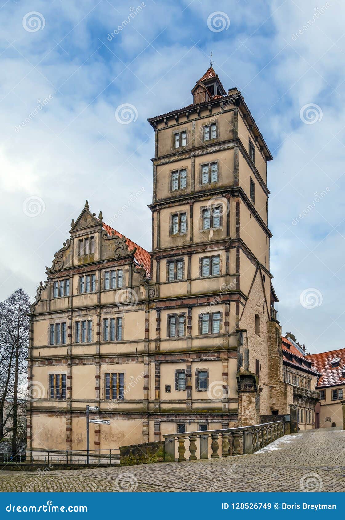 Brake Castle, Lemgo, Germany Stock Image - Image of winter, castle ...