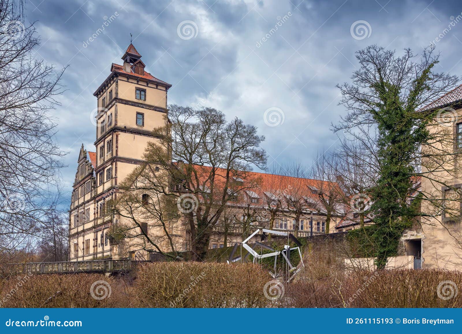 Brake Castle, Lemgo, Germany Stock Image - Image of tower ...