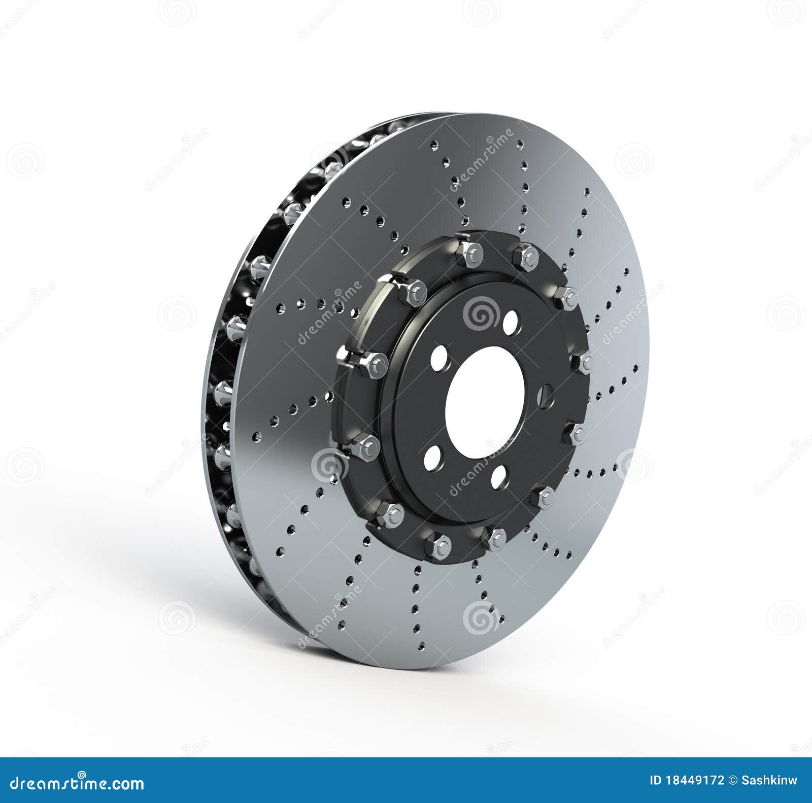 Brake disc stock illustration. Illustration of automobile - 18449172