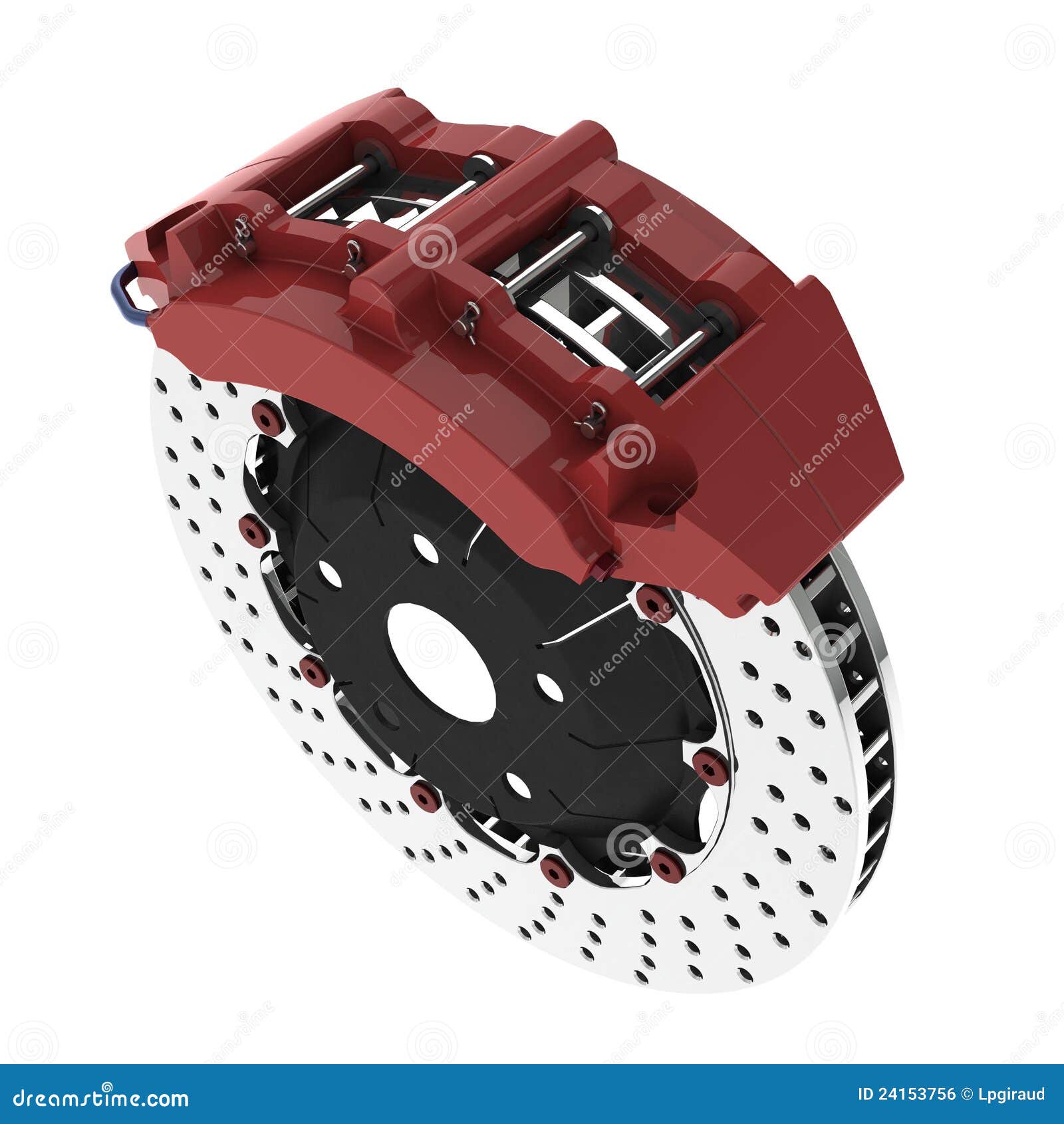 Set Car Brake Disk With Caliper, Shock Absorber, Service, Chassis Car ...