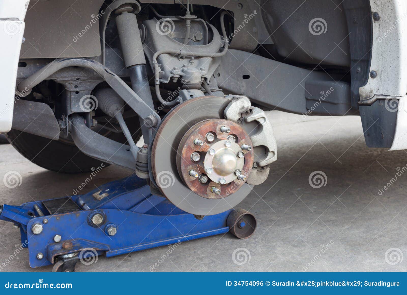 Brake Disk and Detail of the Wheel Hub Stock Photo - Image of disk ...