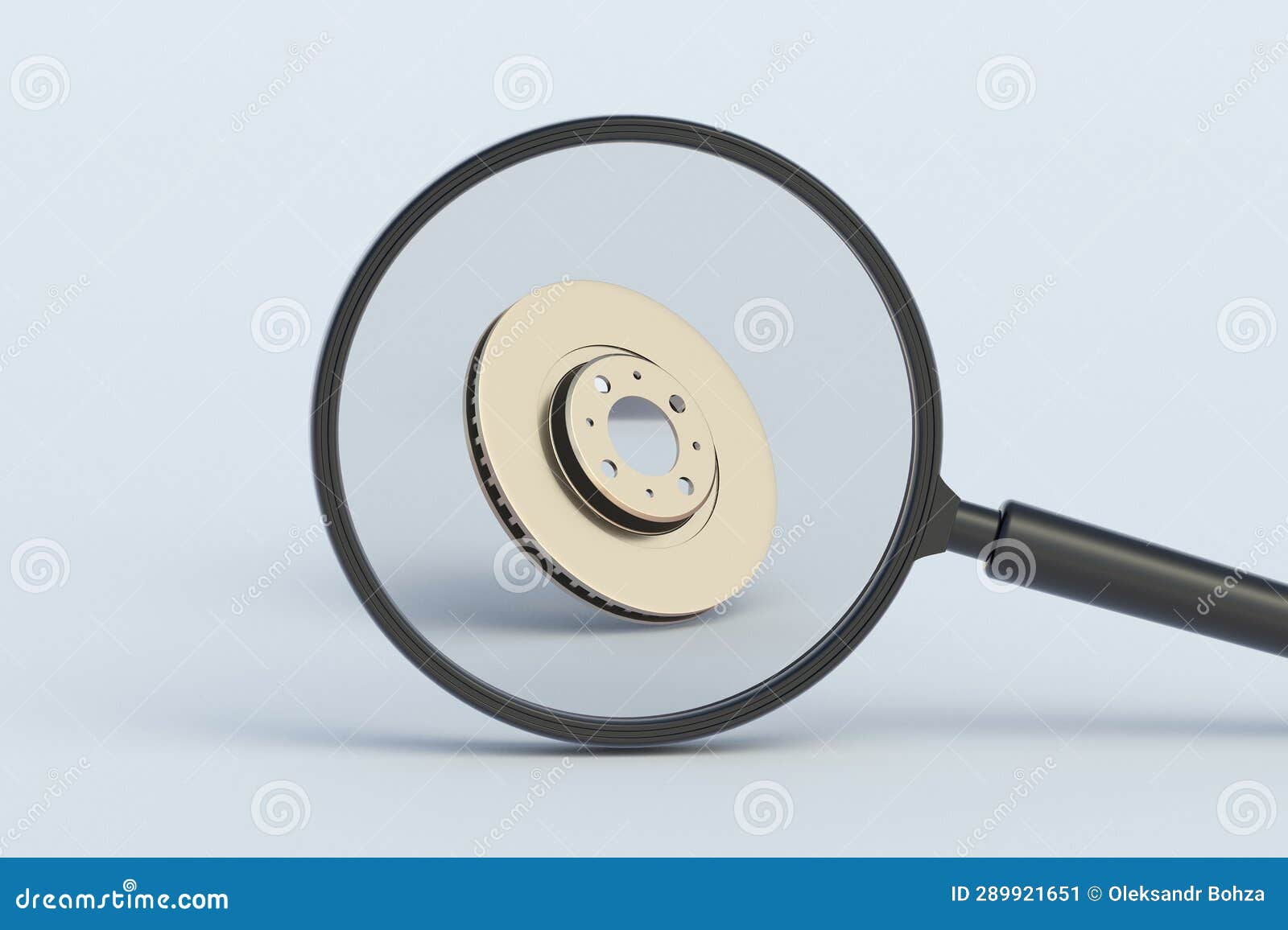 Brake Disk Magnifying Glass Stock Illustration - Illustration of ...