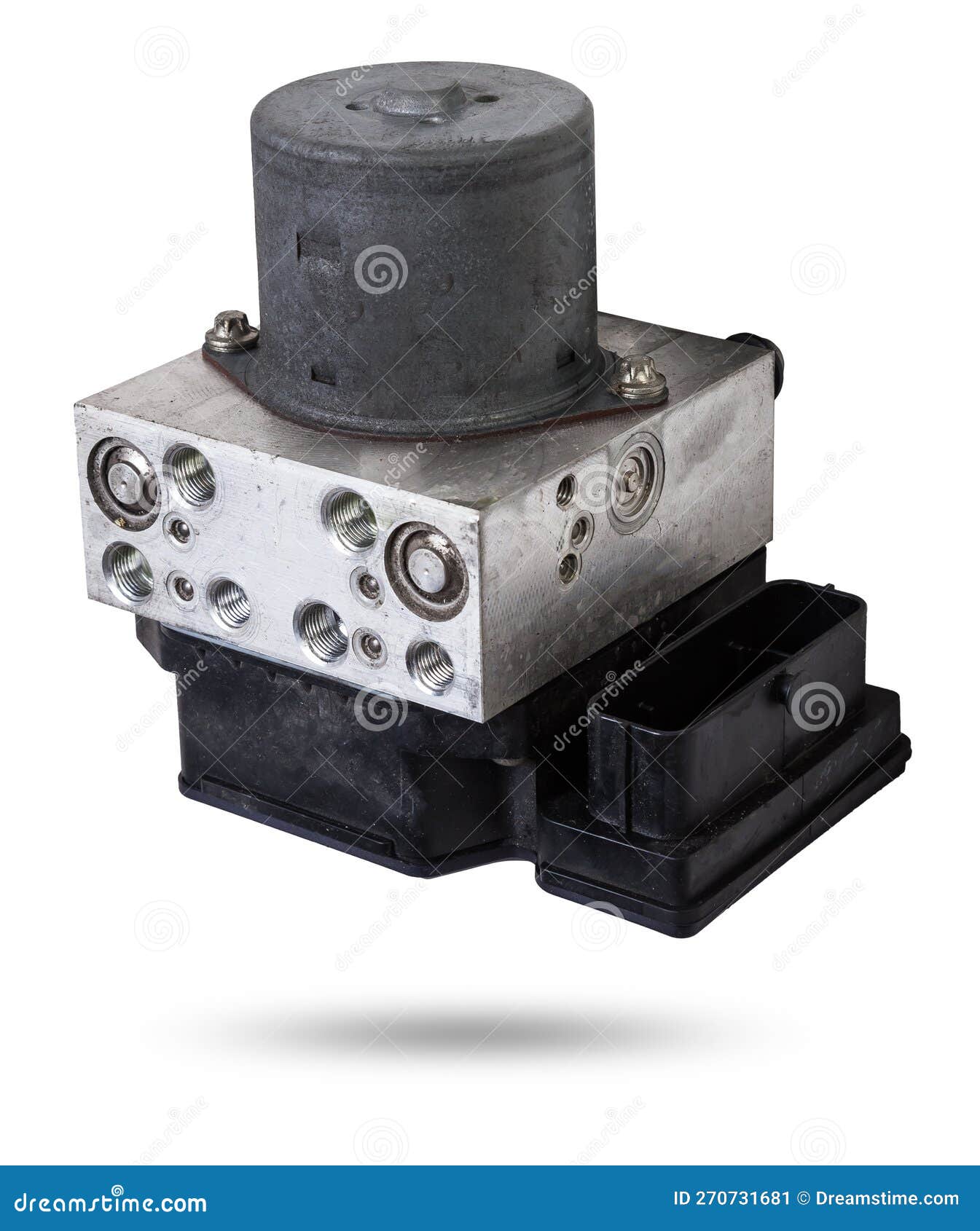 Brake Fluid Pump Control Unit for Distributing Braking Force To Different Wheels during ...