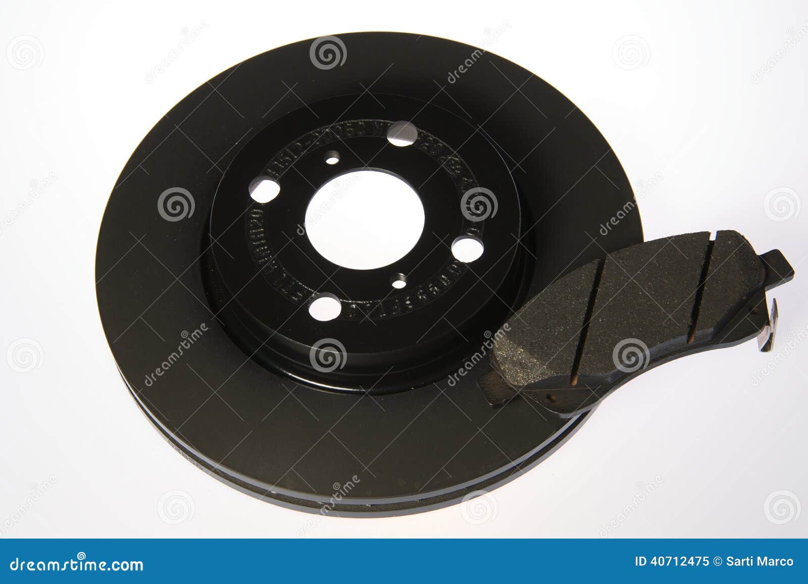 Brake pad and disc stock image. Image of brake, parts - 40712475