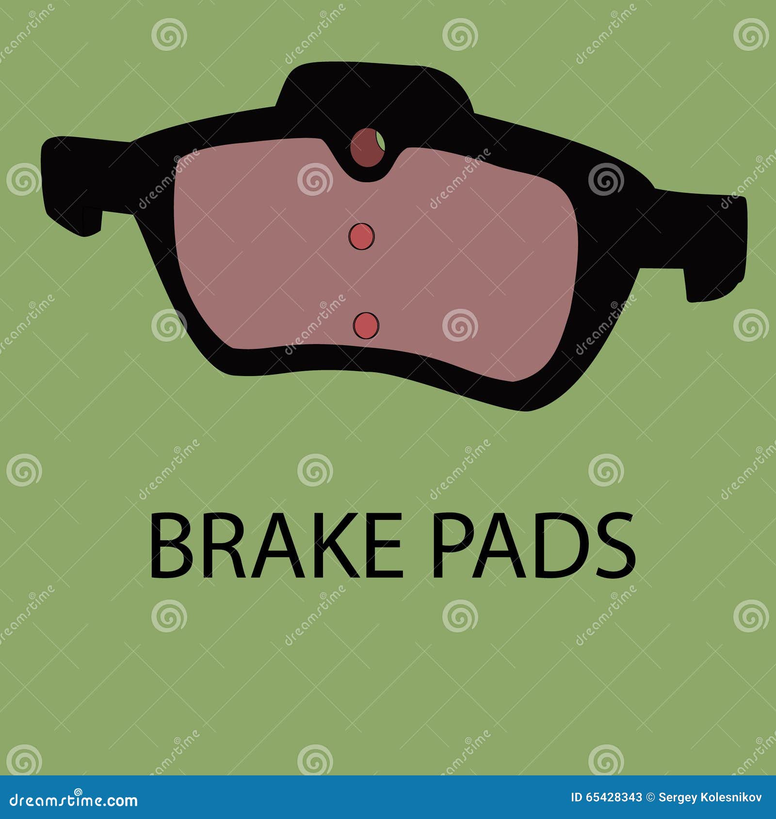 Brake pads icon stock illustration. Illustration of road - 65428343