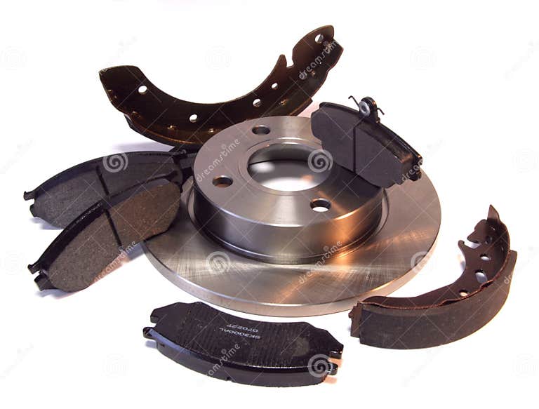 Brake parts stock image. Image of brake, shoe, pads, discs - 5263861