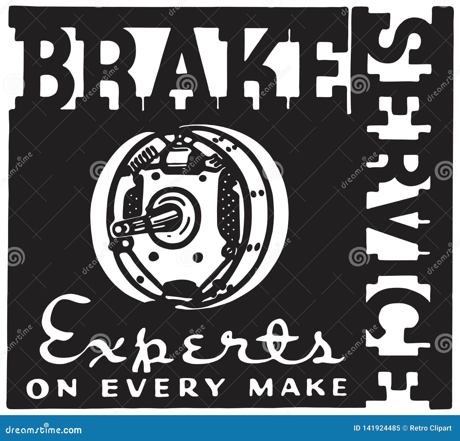 Brake Service stock illustration. Illustration of americana - 141924485