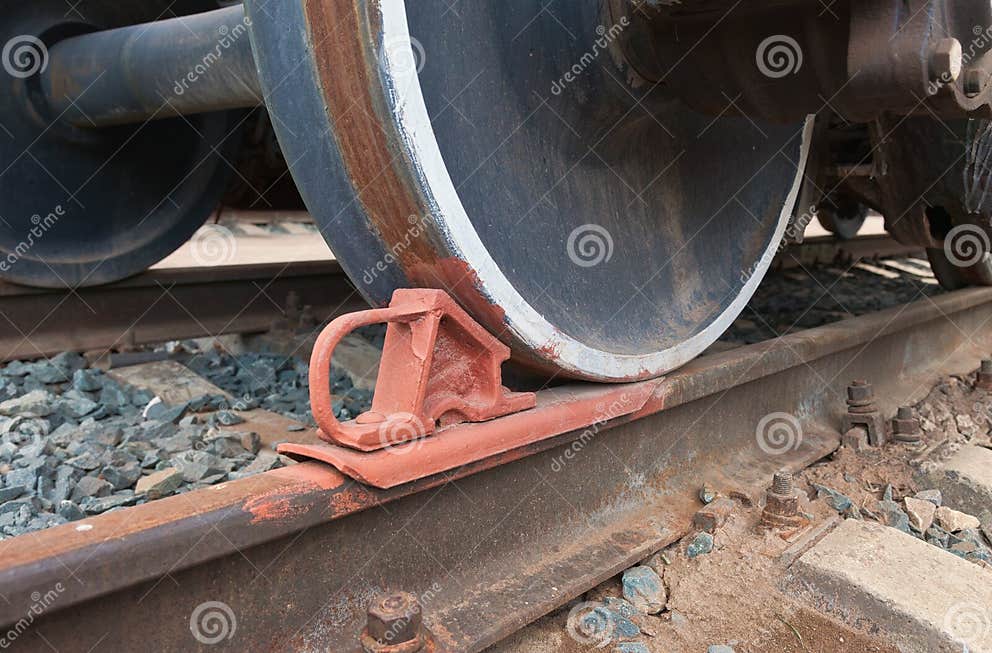 Brake shoe stock image. Image of slipper, track, brake - 34457057