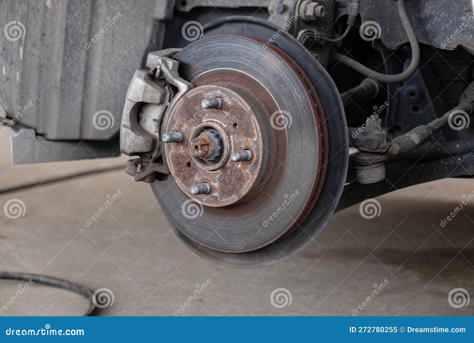The Brake System of an ECO Car that Lacks of Maintenance and is Full of ...