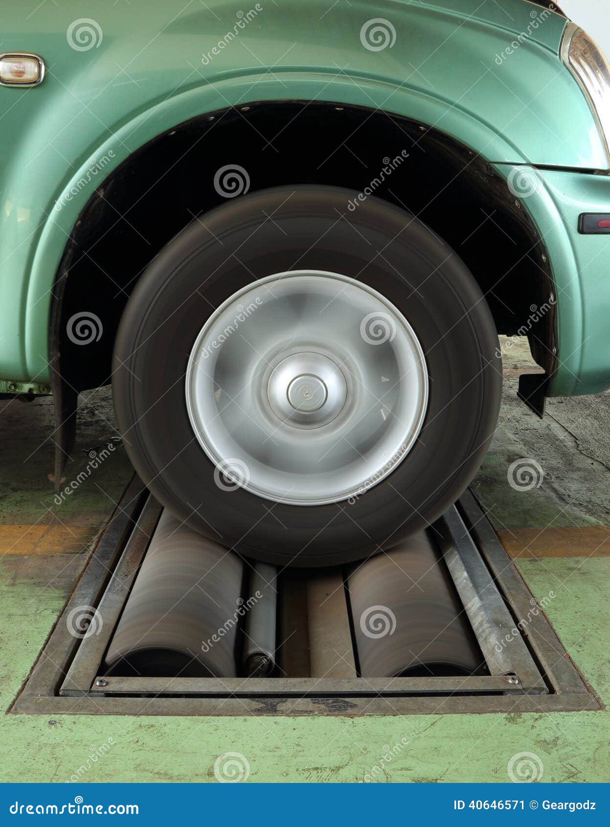 Brake Testing System of Car Stock Image - Image of road, drive: 40646571