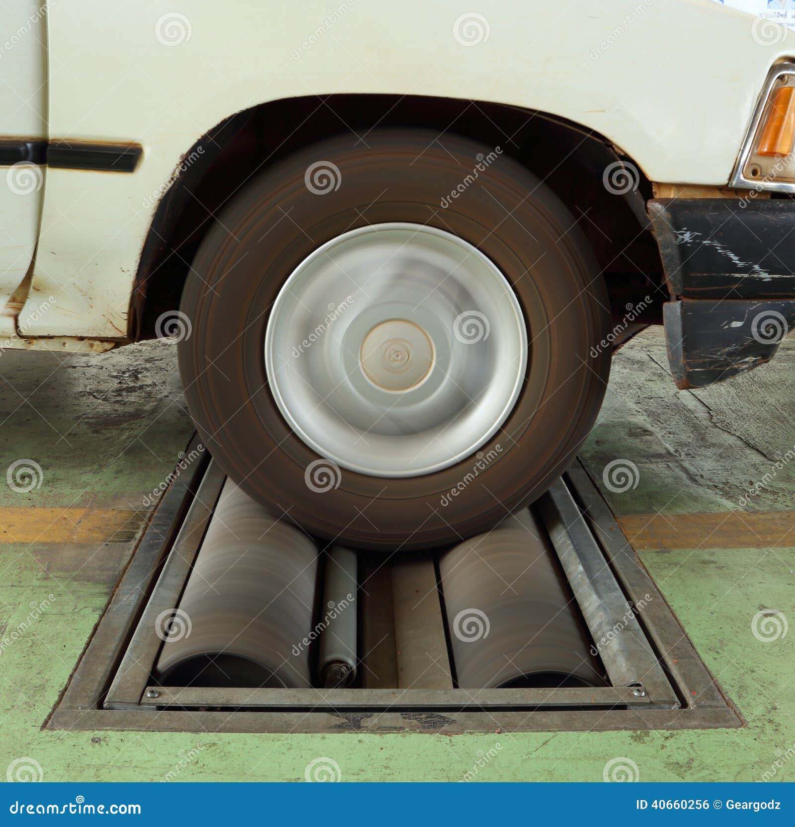 Brake Testing System of Car Stock Photo - Image of control, front: 40660256