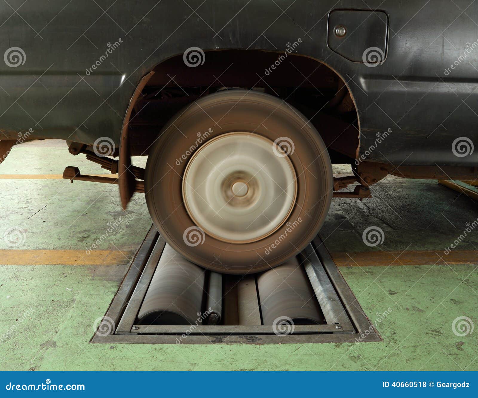 Brake Testing System of Car Stock Photo - Image of laboratory, brakes ...