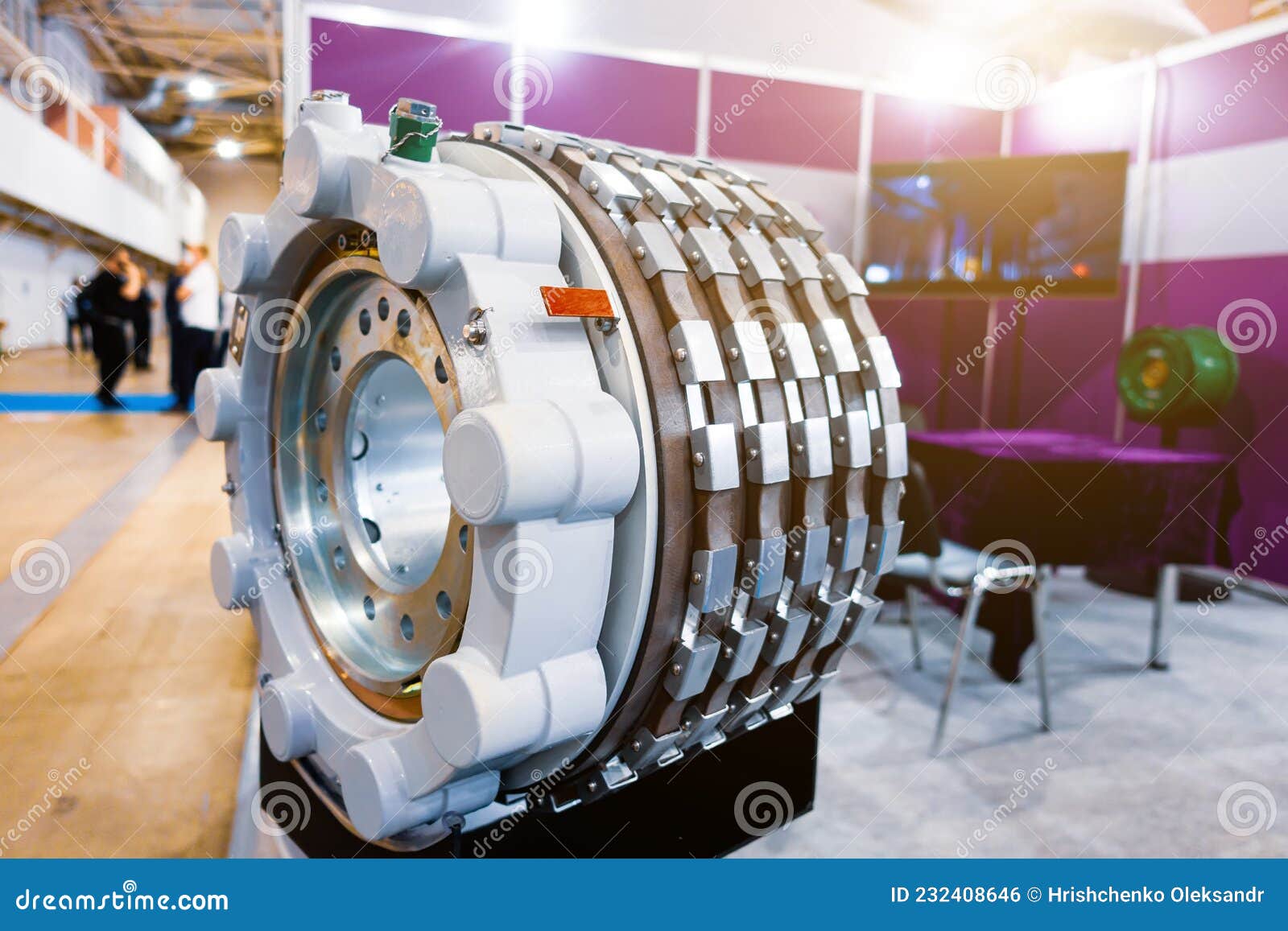 The Brake Wheel for Aircraft Stock Photo - Image of manufacture, check ...