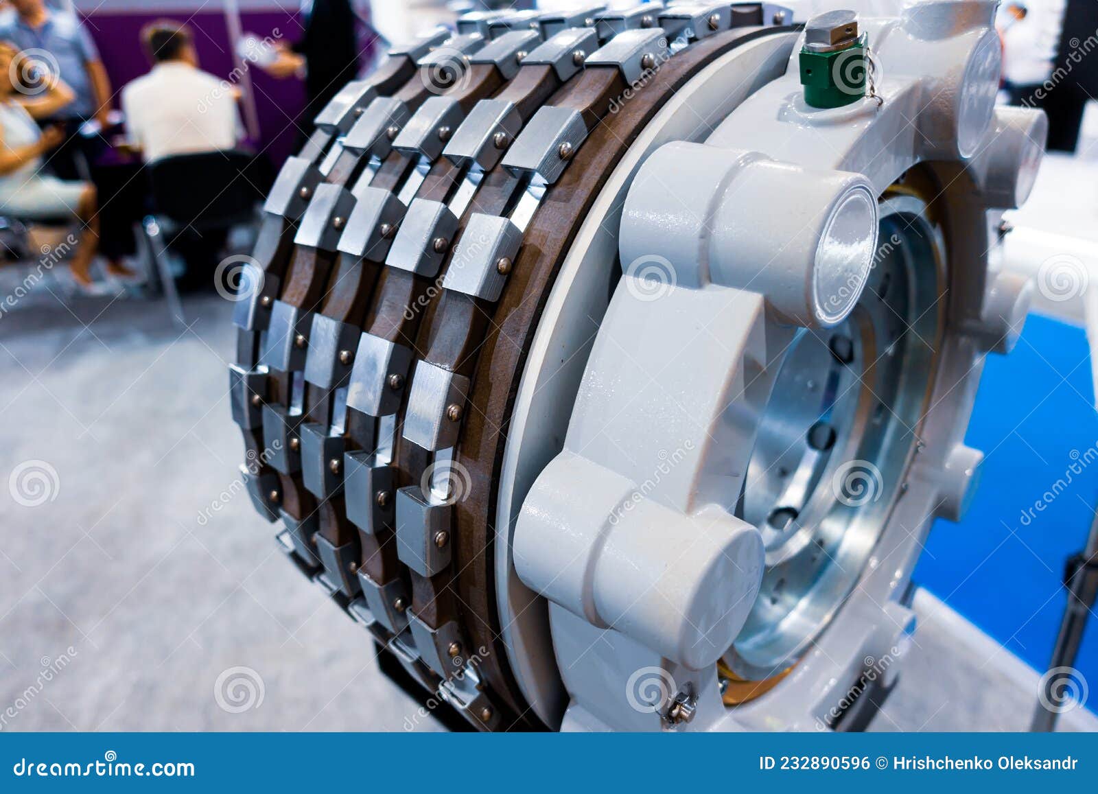 Aircraft Brake Repair. Close Up Of Airplane Wheel And Shaft. Huge ...