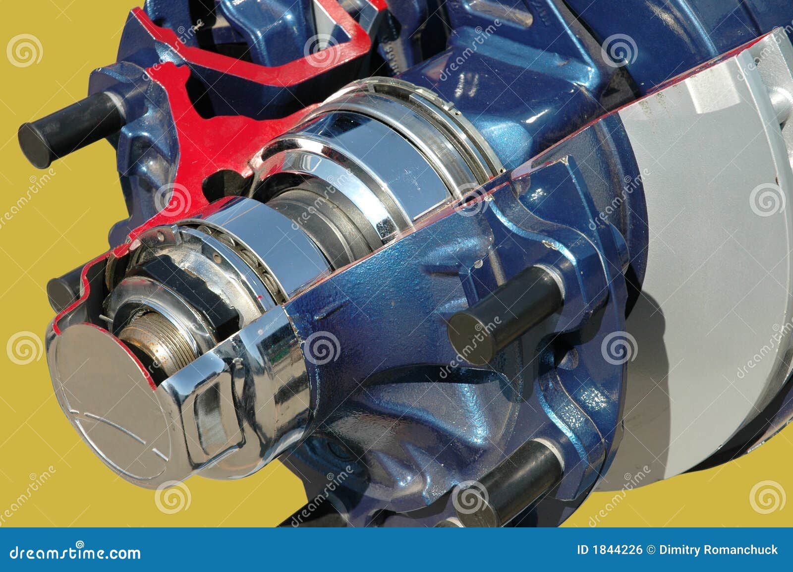 Brakes inside. stock photo. Image of metal, chrome, mechanic - 1844226