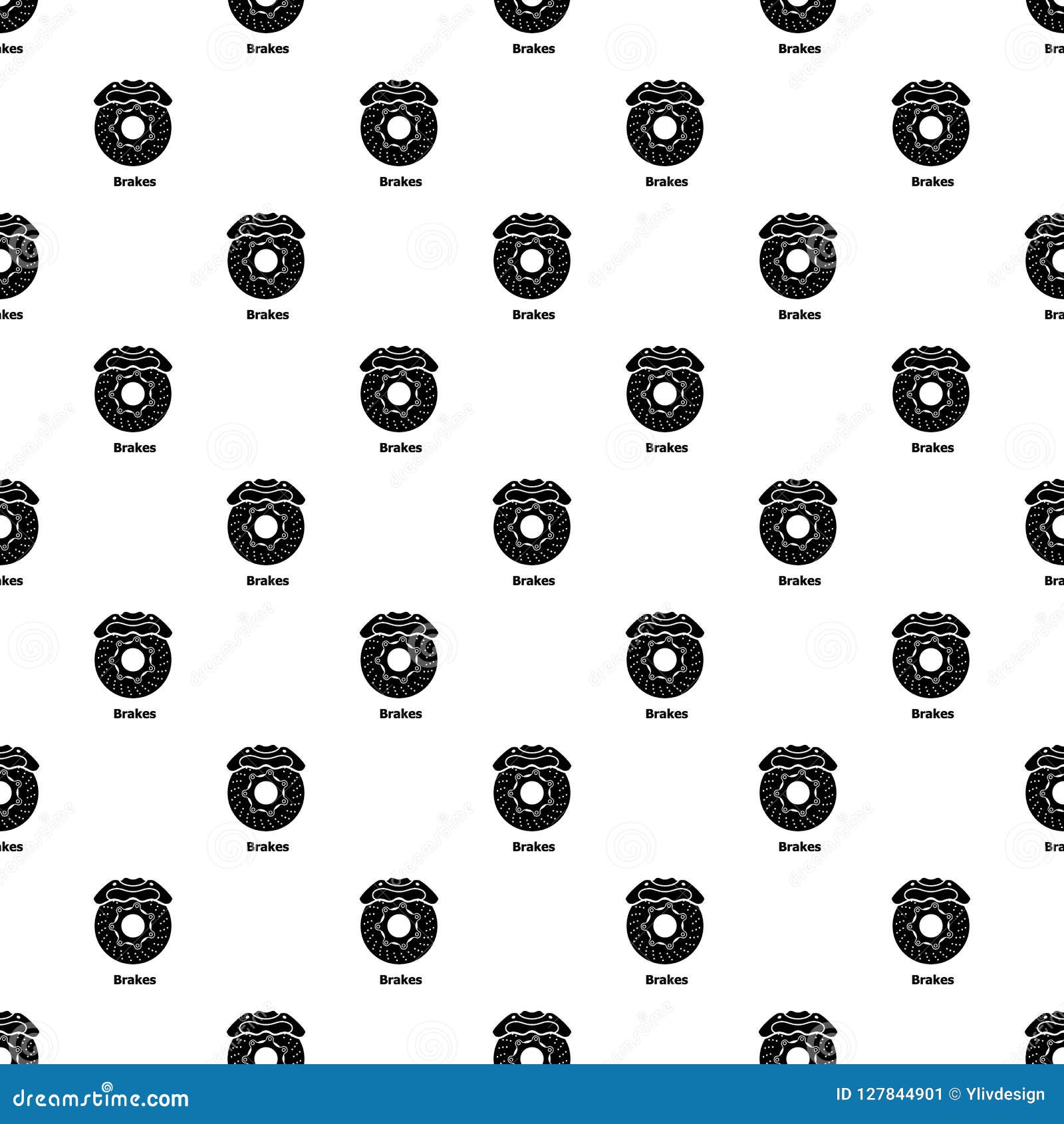 Brakes Pattern Vector Seamless Stock Vector - Illustration of ...