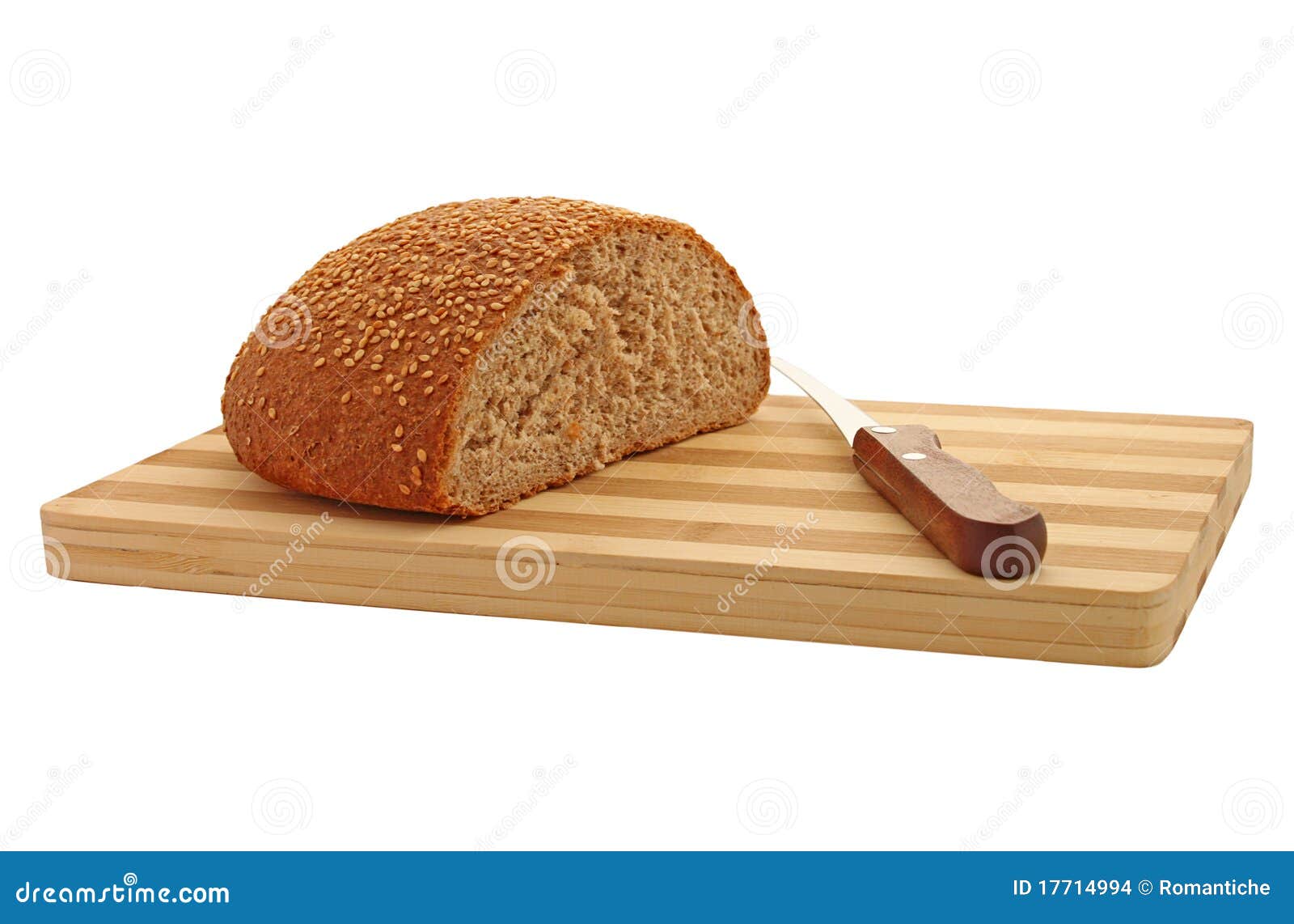 Bran bread stock photo. Image of healthy, nutrition, sesame - 17714994