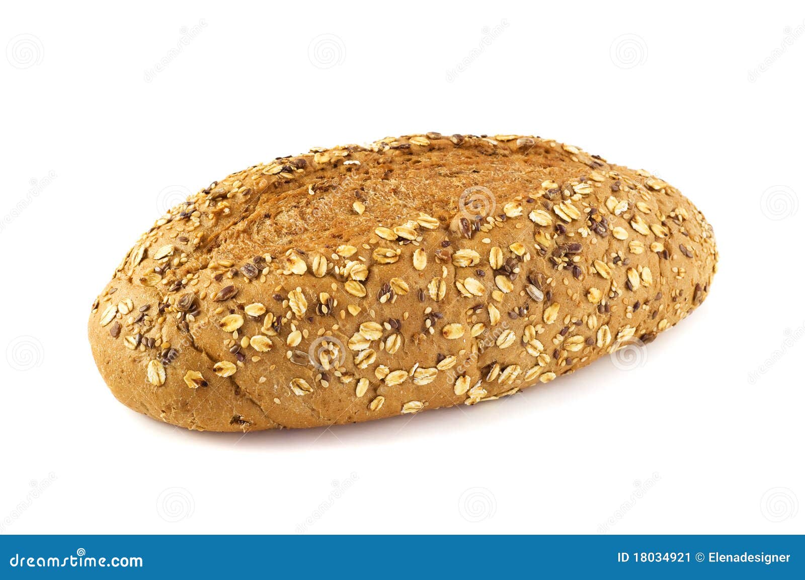 Bran bread isolated stock image. Image of brown, healthy - 18034921