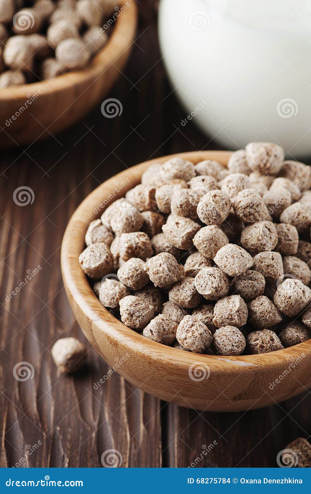 Bran for Breakfast on the Wooden Table Stock Photo - Image of ...