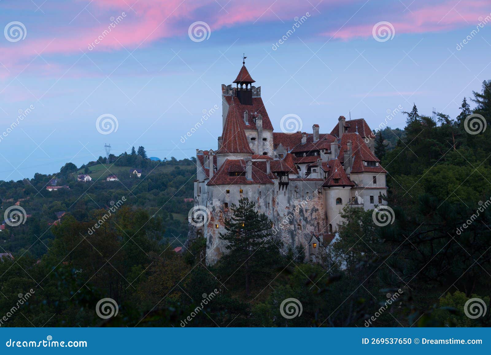 Bran Castle, Brasov, Romania Stock Photo - Image of citadel, romania ...