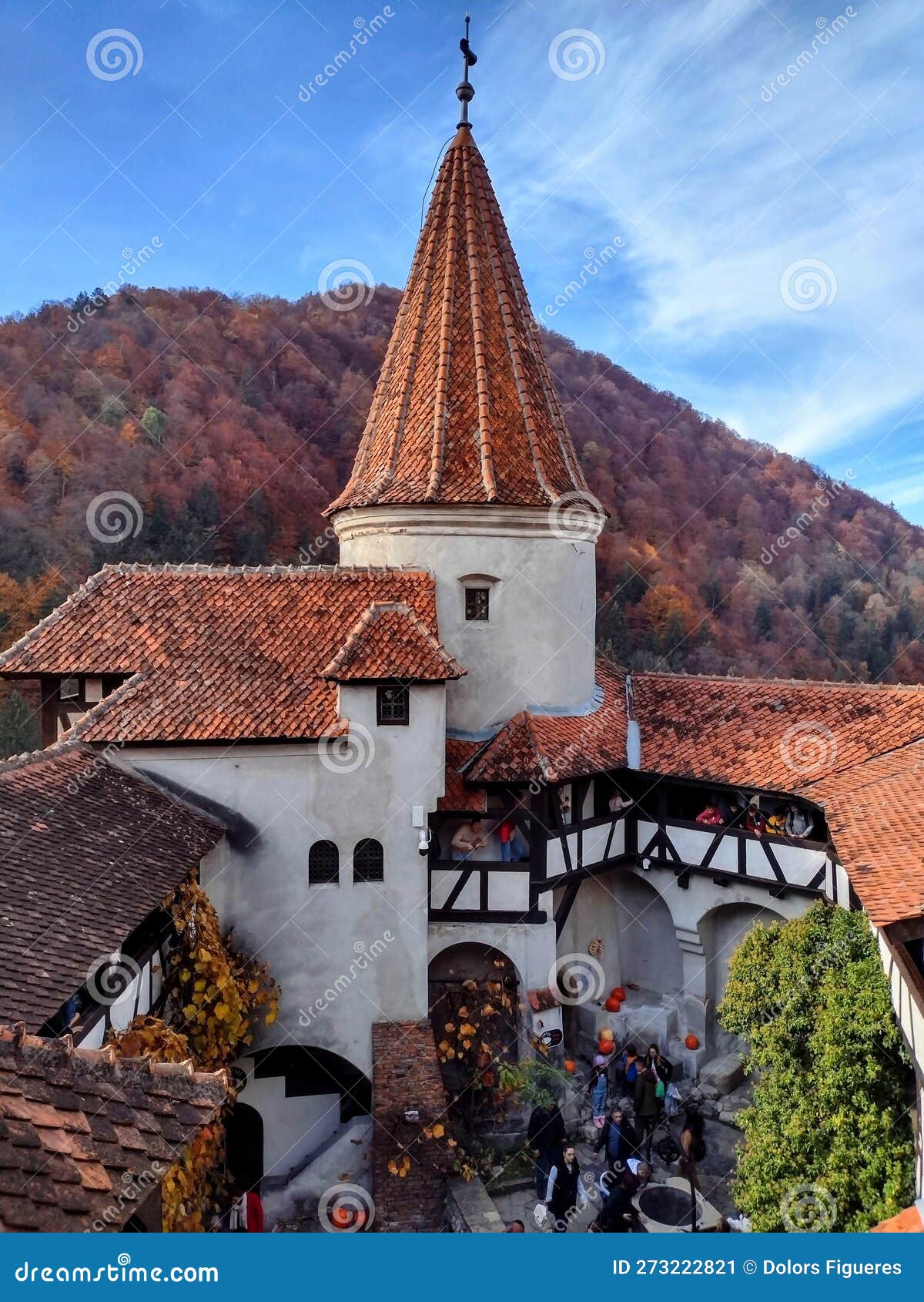 Bran Castle. Castelul Bran stock image. Image of transylvania - 273222821