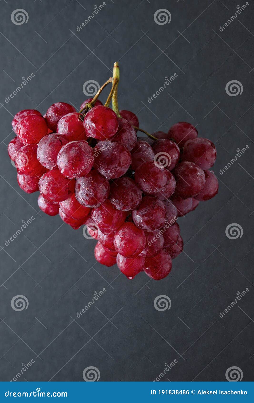 Branch of big red grape stock photo. Image of fresh - 191838486