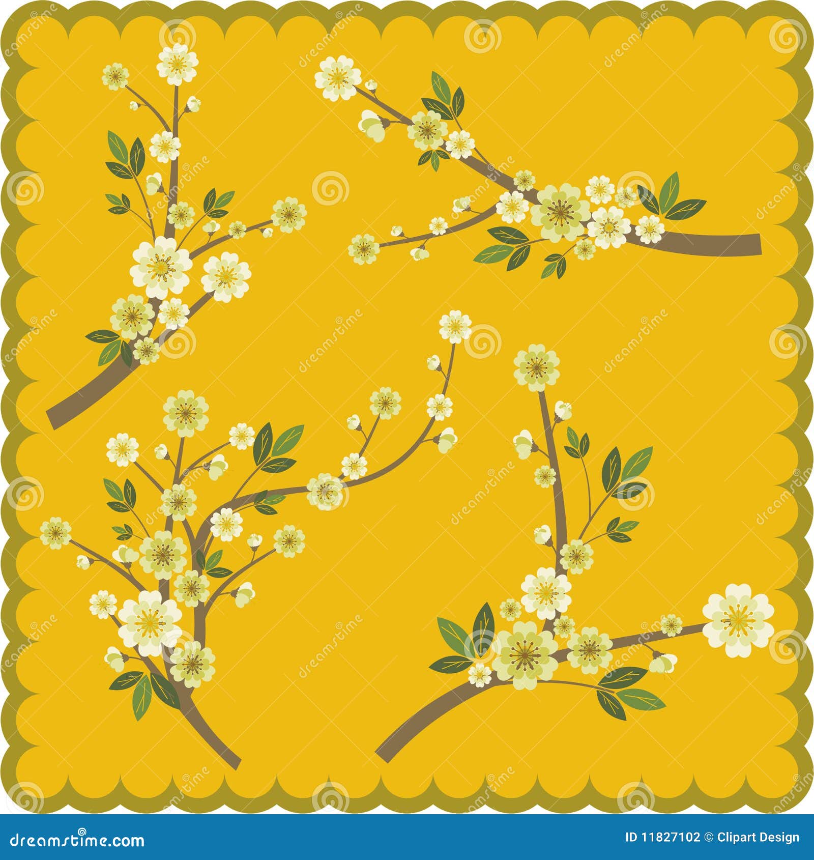 Branch design set stock illustration. Illustration of decorative - 11827102